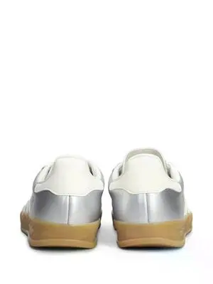 Adidas Gazelle Indoor Leather Sneakers - Silver