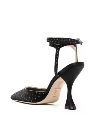STUART WEITZMAN Embellished Pointed Toe Pumps
