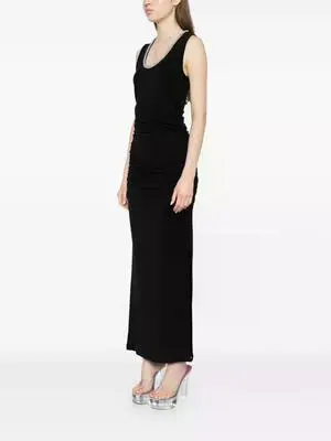 Simkhai Fiamma Midi Dress With Bead Embellishment