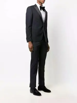 Tagliatore Contrast Panel Slim-fit Suit