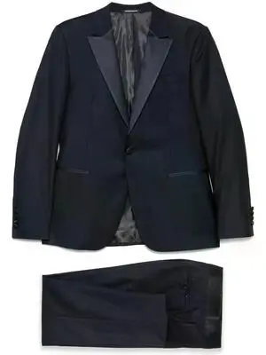 Emporio Armani Single-breasted Suit - Blue