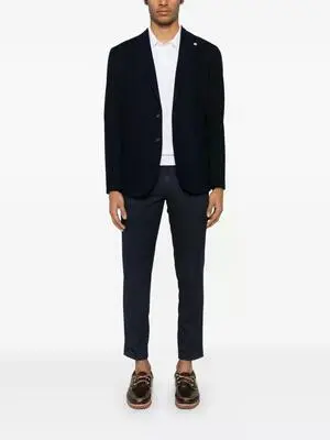 FAY Tapered Trousers - Blue