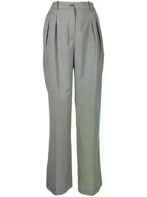 Loulou De Saison Light Wool Wide Leg Trousers