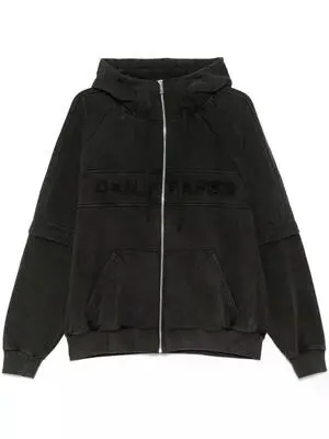 DAILY PAPER Garment Wash Hoodie - Black