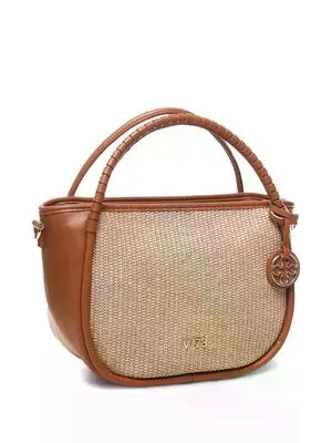 V°73 Flaminia Tote Bag With Woven Panelling