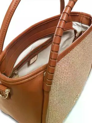 V°73 Flaminia Tote Bag With Woven Panelling