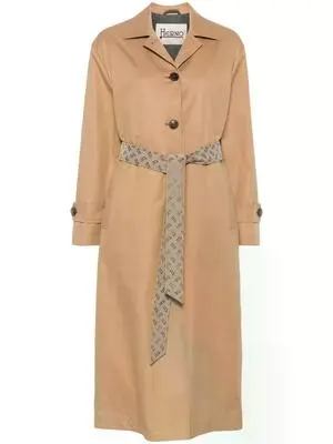 Herno Belted Trench Coat - Brown