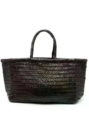 Dragon Diffusion Woven Leather Tote Bag