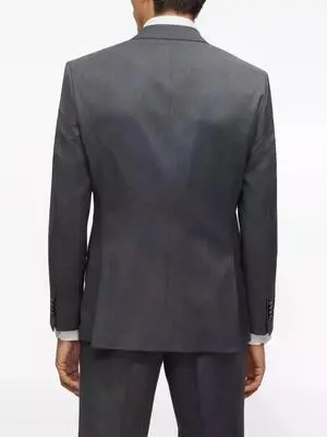 BOSS Single-breasted Fitted Blazer - Grey