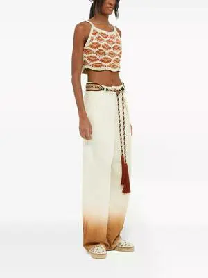 Alanui Hawa Mahal Crochet-knit Top