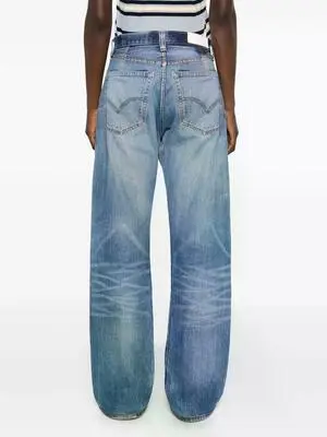 RE/DONE High-rise Straight Leg Jeans