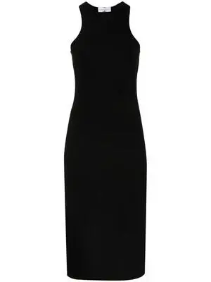 IOANA CIOLACU Ribbed Sleeveless Midi Dress