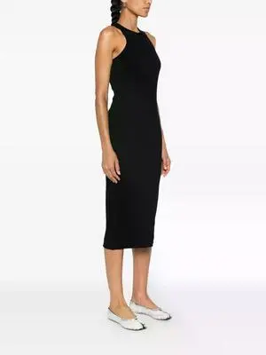 IOANA CIOLACU Ribbed Sleeveless Midi Dress