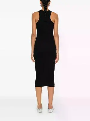 IOANA CIOLACU Ribbed Sleeveless Midi Dress