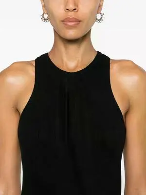 IOANA CIOLACU Ribbed Sleeveless Midi Dress