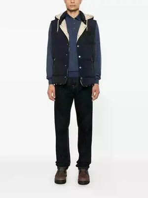 Fedeli Fine-knit Polo Shirt - Blue