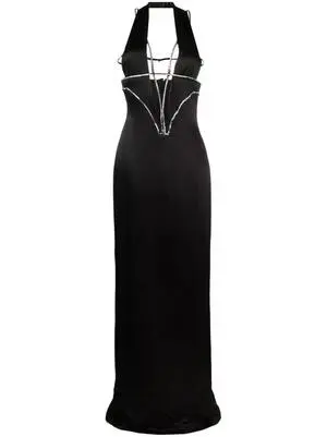 Genny V Neck Evening Dresses