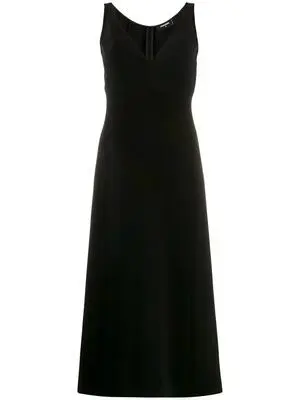 Dsquared2 Sleeveless V-neck Midi Dress
