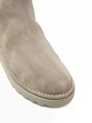 Marsèll Sancrispa Alta Suede Chelsea Boots - Neutrals
