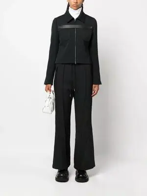 Sacai Pressed Crease Flared Trousers