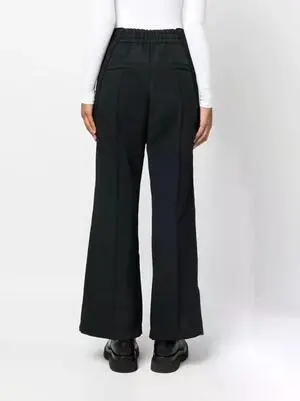 Sacai Pressed Crease Flared Trousers