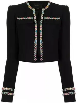 Zuhair Murad Embellished Cropped Jacket