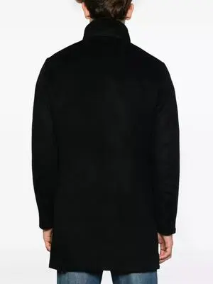 MOORER Padded Wool-cashmere Blend Coat With Shearling Lining