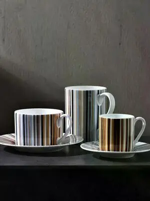 Missoni Jenkins Stripe Tea Set - White