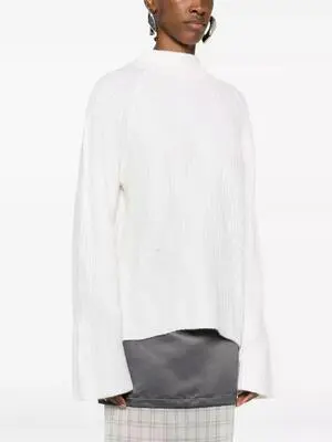 Le Kasha Organic Cashmere Ribbed Knit Sweater