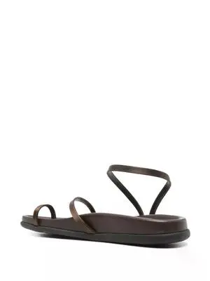 ANCIENT GREEK SANDALS Eleftheria Flat Sandals - Brown