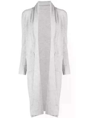 TEDDY CASHMERE Venzia Open-front Cardigan - Grey