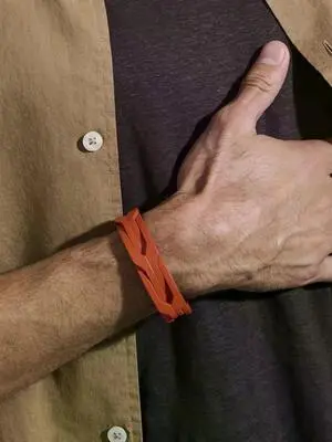 John Hardy Icon 50 Braided Leather Bracelet - Silver