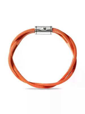 John Hardy Icon 50 Braided Leather Bracelet - Silver