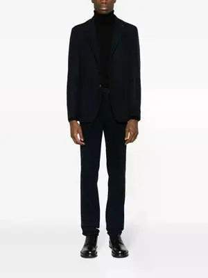 Incotex Skinny Mid-waist Chino Trousers - Blue