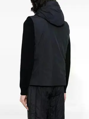 MOORER Contrasting Hooded Jacket