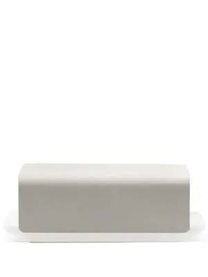 ALESSI Porcelain Butter Dish - Grey