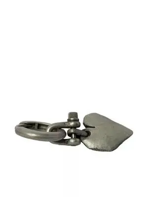 PARTS OF FOUR Solid Heart Sterling Drop Earring