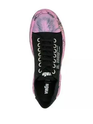 VIRON 1968 Marble Low-top Sneakers - Black