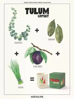 Assouline Tulum Gypset Travel From Home Candle
