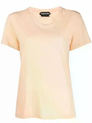 TOM FORD Short-sleeve Cotton T-shirt - Neutrals