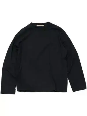 STOCKHOLM SURFBOARD CLUB Long Sleeve Crewneck T-shirt With Rear Logo Print