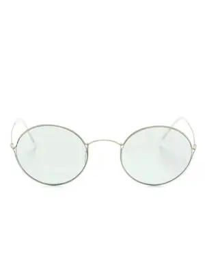 Giorgio Armani Round-frame Tinted Sunglasses - Silver