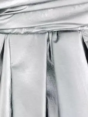 Marc Jacobs Bubble Metallic Off-shoulder Top