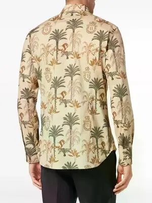 BILLIONAIRE Graphic-print Cotton Shirt