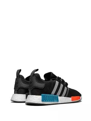 Adidas Nmd_r1 'silver/solar Red' Sneakers