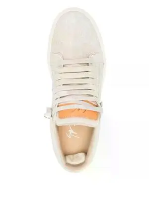 GIUSEPPE ZANOTTI Suede Sneakers - Neutrals