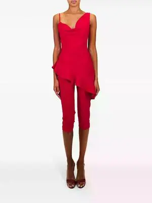 Azeeza Daphne Asymmetric Peplum Top