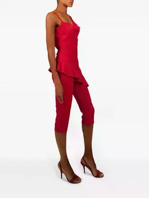 Azeeza Daphne Asymmetric Peplum Top