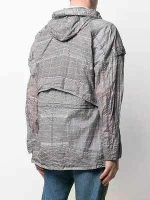 Stone Island Abstract Print Hooded Jacket
