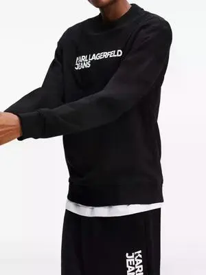 Karl Lagerfeld Essential Logo Sweatshirt - Black